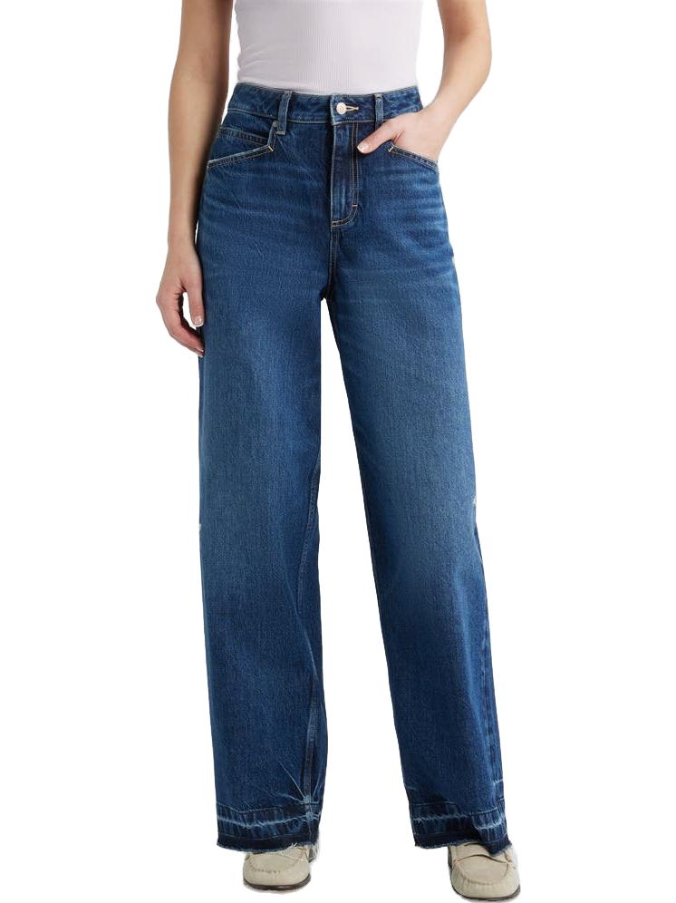 HUGO BOSS Slouchy Nonstretch-Denim Jeans with Raw Hem